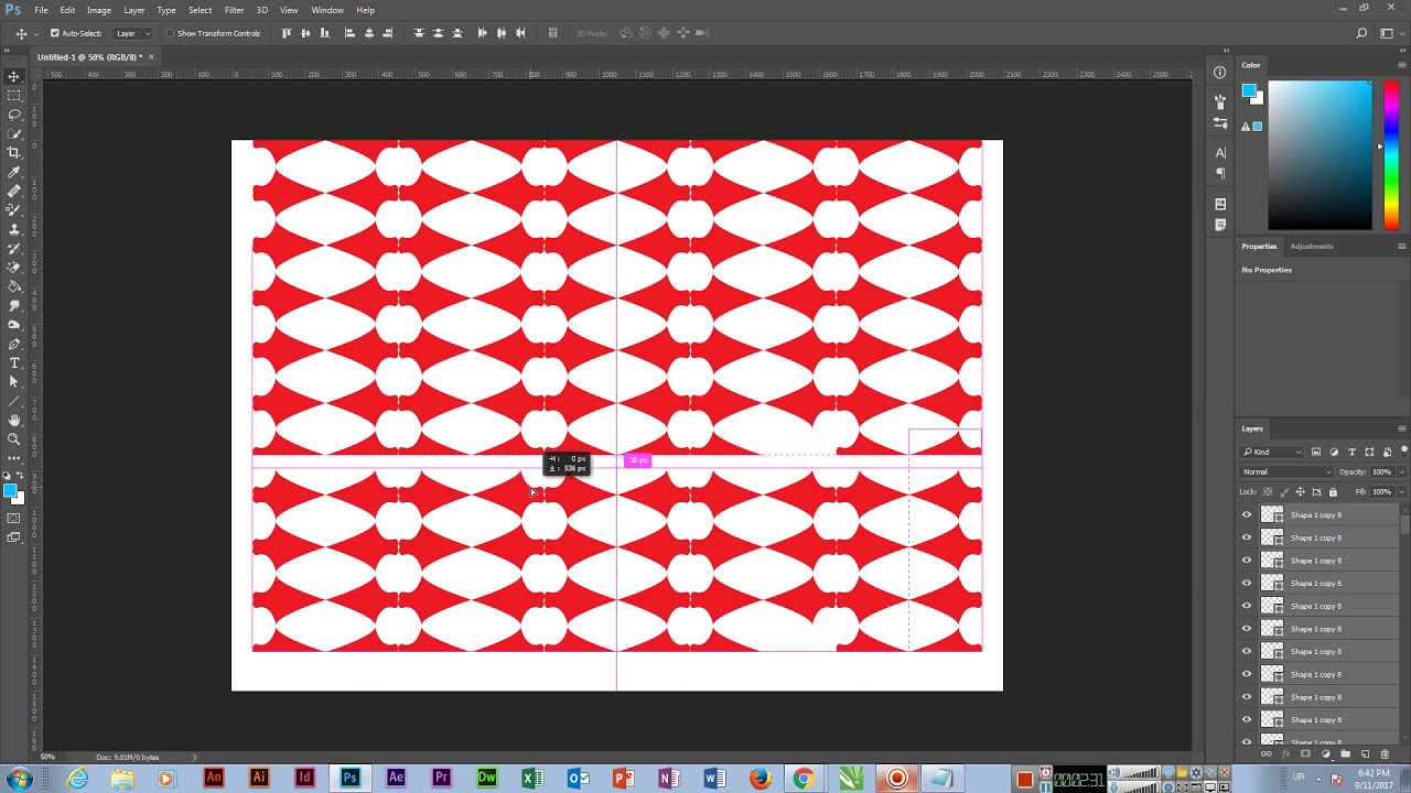 How to Design Professional Pattern using Pen tool in Adobe Photoshop CC ...