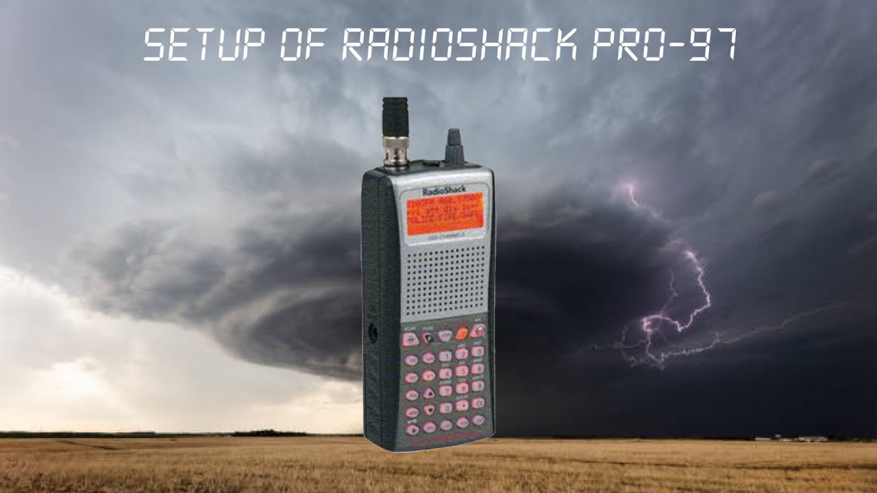Setup of RadioShack PRO-97 - YouTube