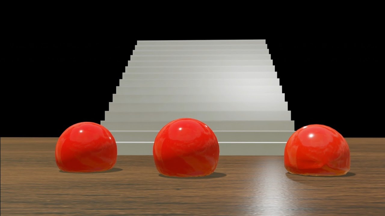 SOFTBODY SIMULATION _BALLS AND CUBE ANIMATION #1 - YouTube