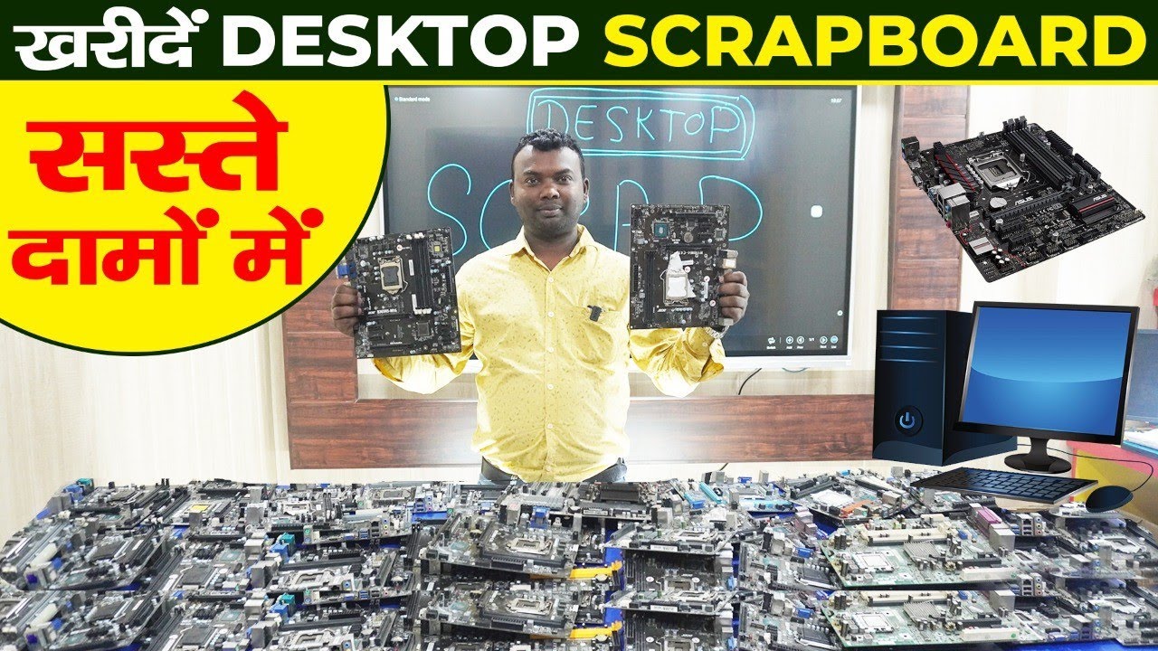 desktop Scrap Board buy ! desktop motherboard repairing course - YouTube