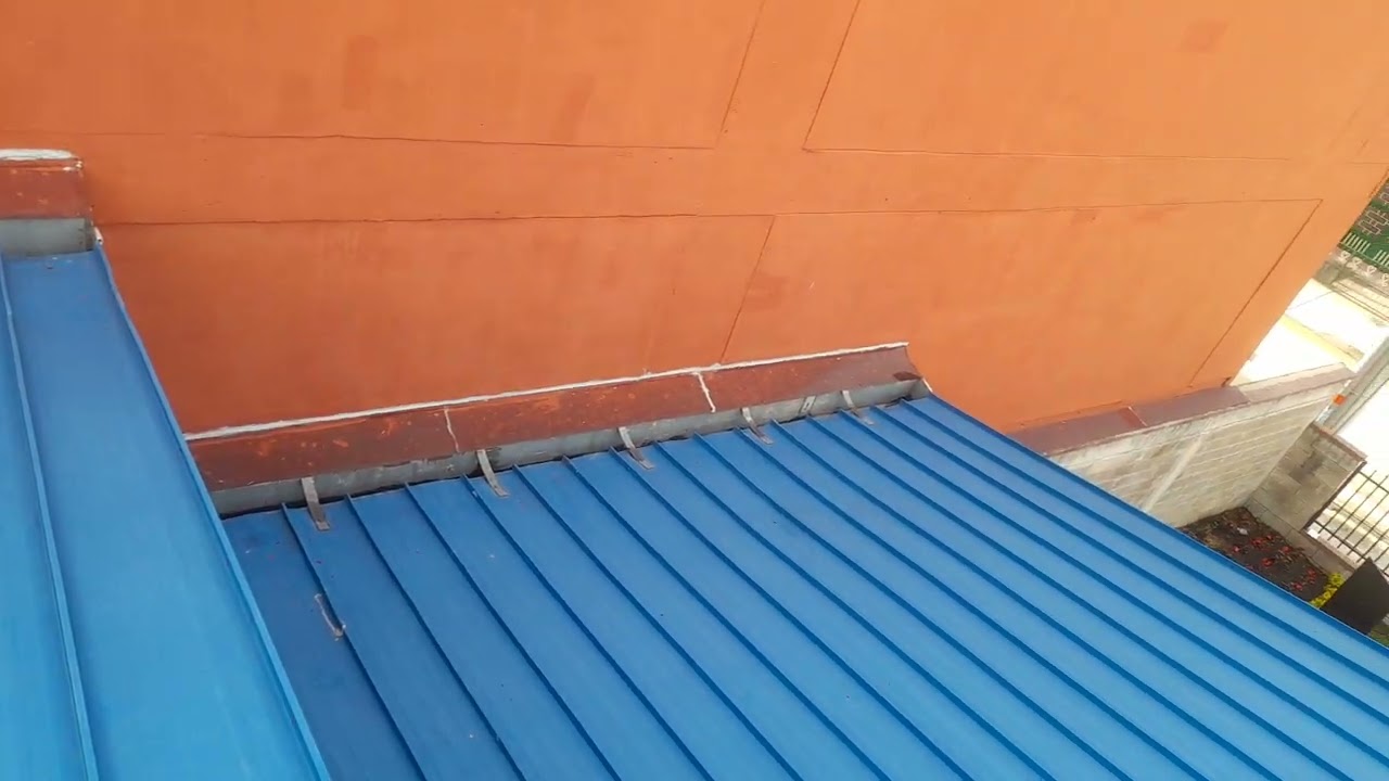 Cubierta con sellamiento en flanche en la cubierta alta y baja - YouTube