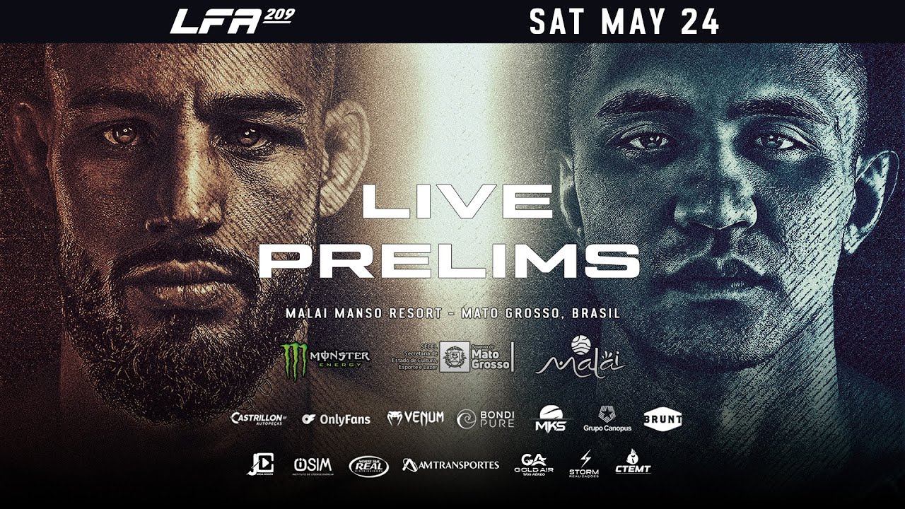 LFA 209 | PRELIMS | Three live and free fights | LFA MMA - YouTube