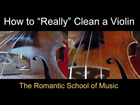 How to Really Clean and Polish a Fine Violin / A \