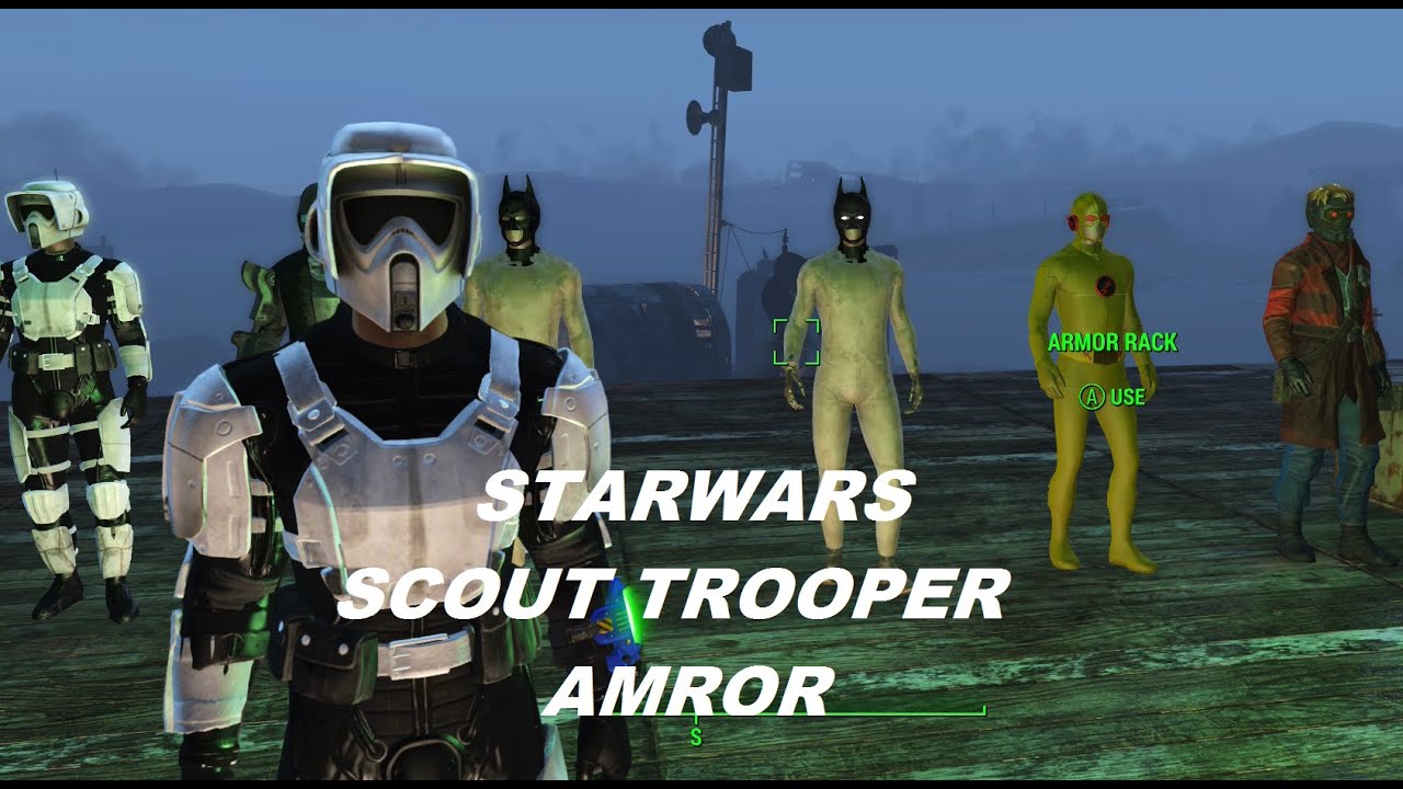 Fallout 4 Scout Trooper Armor Mod Showcase - YouTube