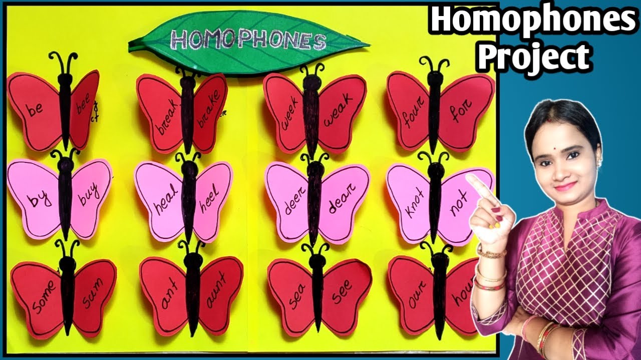 Homophones Model | How To Make Homophones TLM | English TLM | - YouTube