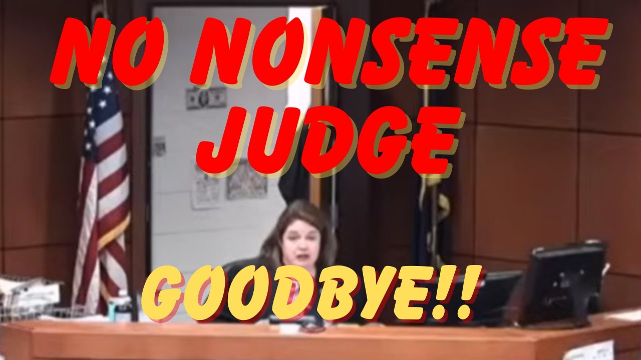 NO Nonsense Judge Takes No Sht! - YouTube