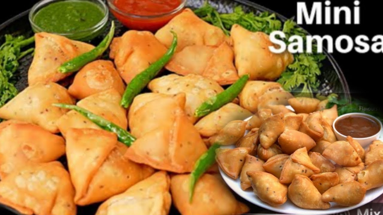 तीखा चटपटा मिनी समोसा/spicy mini samosa recipe/samosa recipe/Punjabi ...