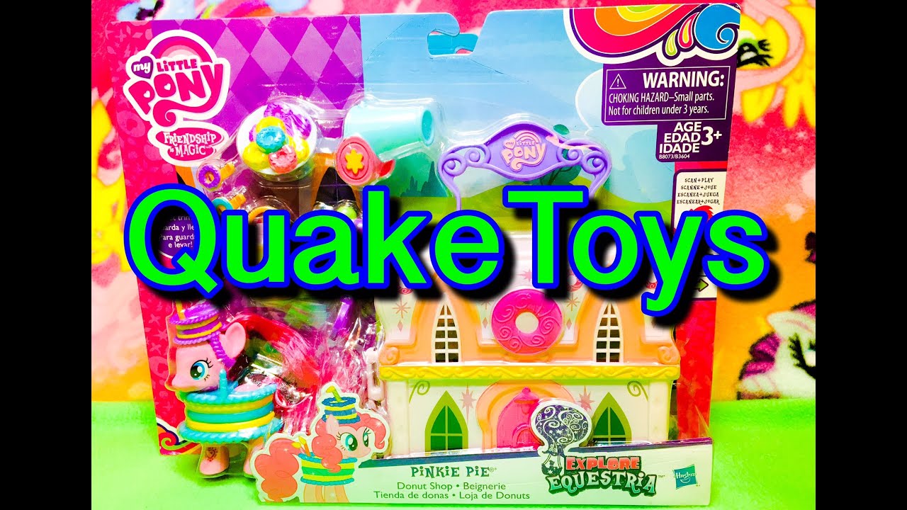 New My Little Pony Pinkie Pie Donut Shop Explore Equestria MLP Toy ...