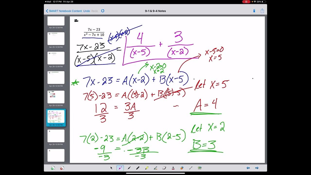 Partial Fraction Decomposition - YouTube