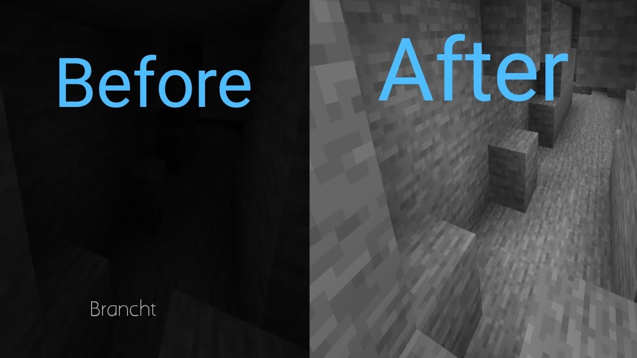 #minecraft How To See In The Dark - YouTube