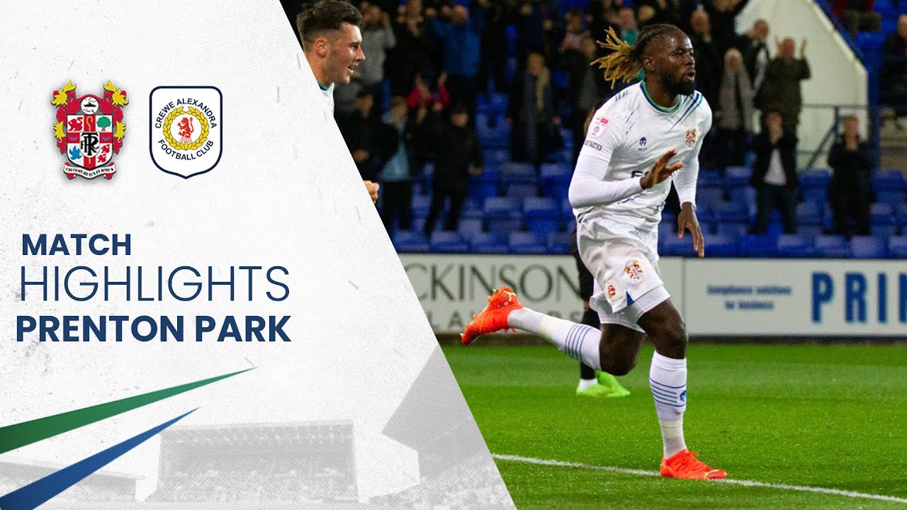 Match Highlights | Tranmere Rovers v Crewe Alexandra - YouTube