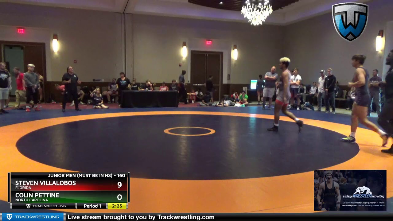 Junior Men (Must Be In HS) 160 Steven Villalobos Florida Vs Colin ...