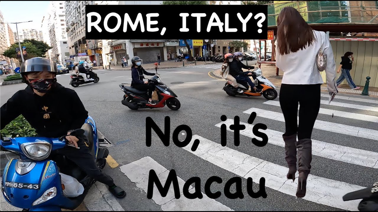 Rome, Italy? No, it's Macau! [4K] Walking Macau's Rome Street: Rua de ...