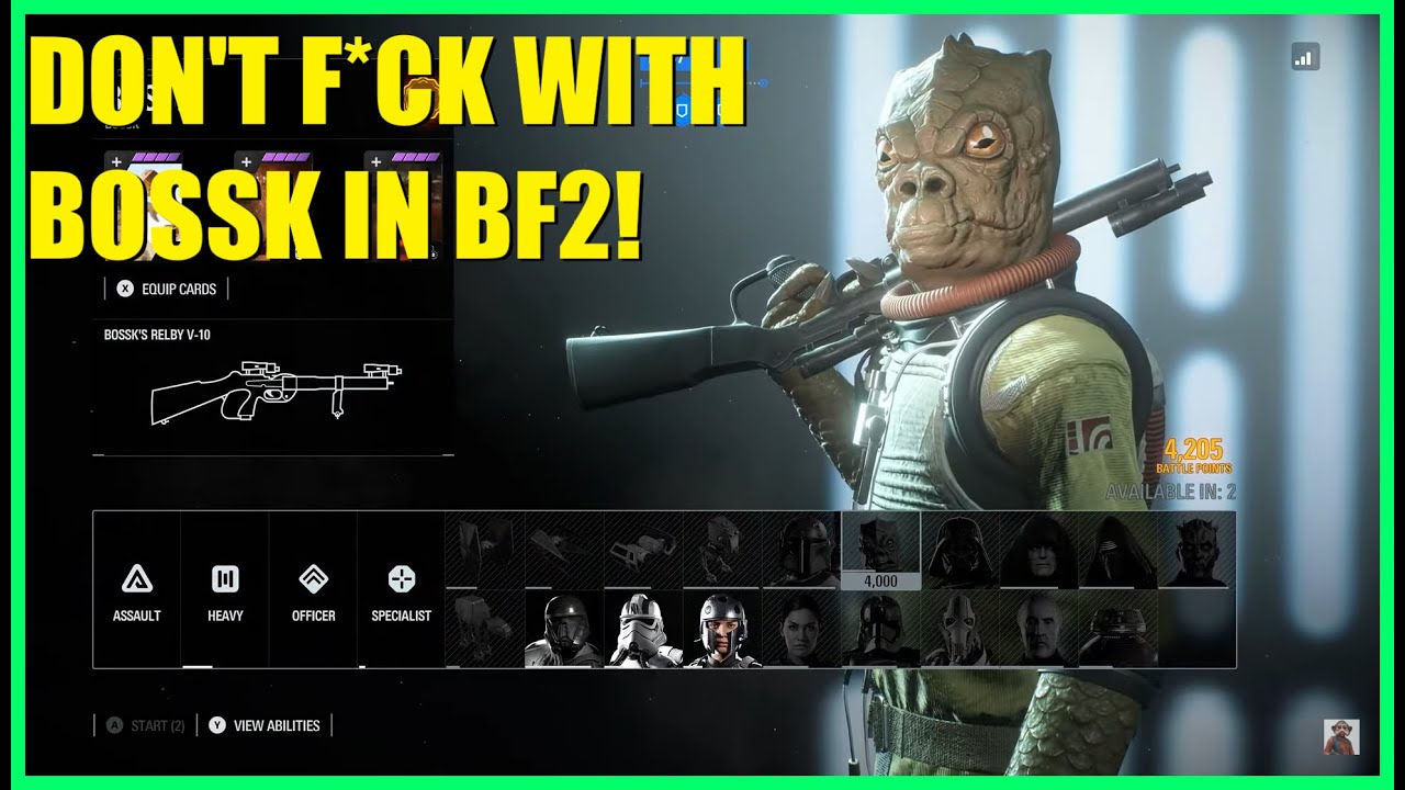Bossk carrying our team to Victory! BIG Bossk killstreak! - Star Wars ...