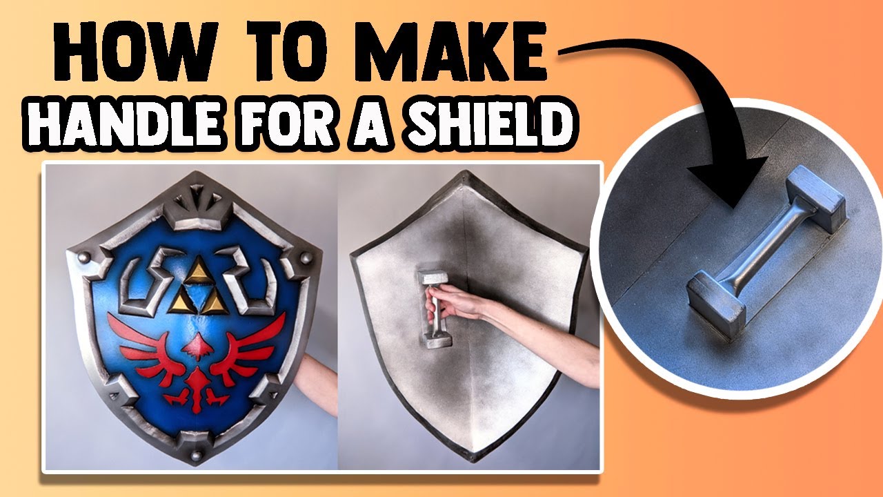 How to Make a Handle for a Shield | EVA Foam Cosplay Tutorial - YouTube