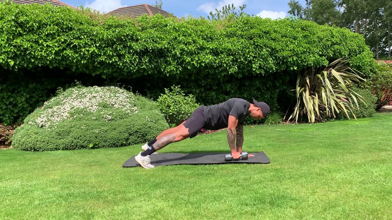 Single Arm Plank Row - YouTube