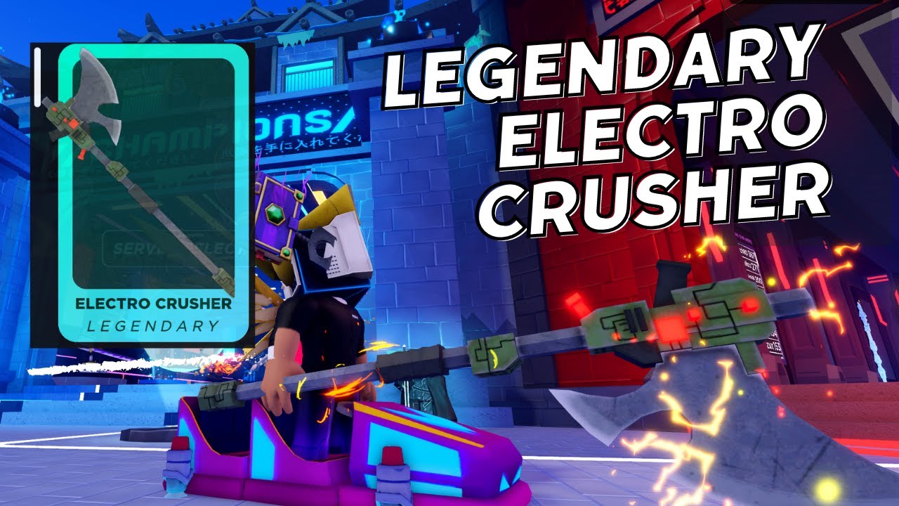 LEGENDARY! ELECTRO CRUSHER DUEL FIGHT IN DEATH BALL ROBLOX - YouTube