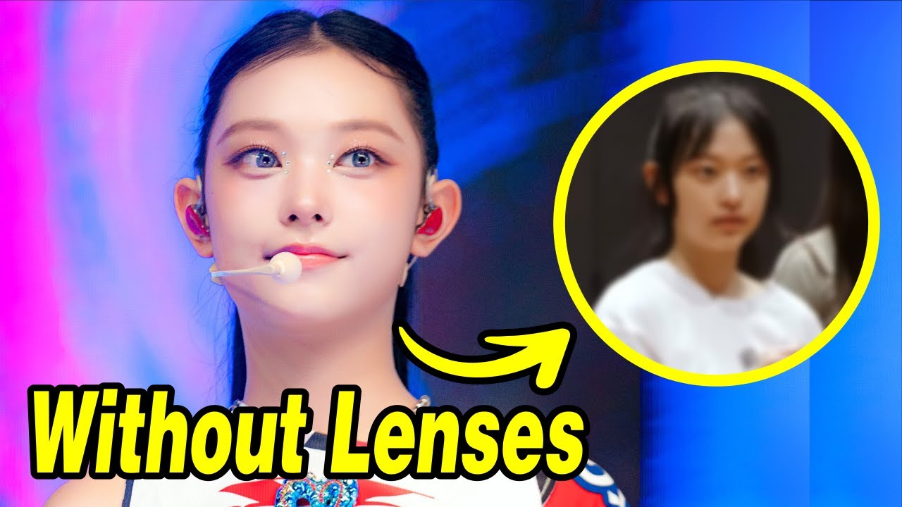 Netizens React To NewJeans Haerin Without Her "Signature Circle Lenses ...