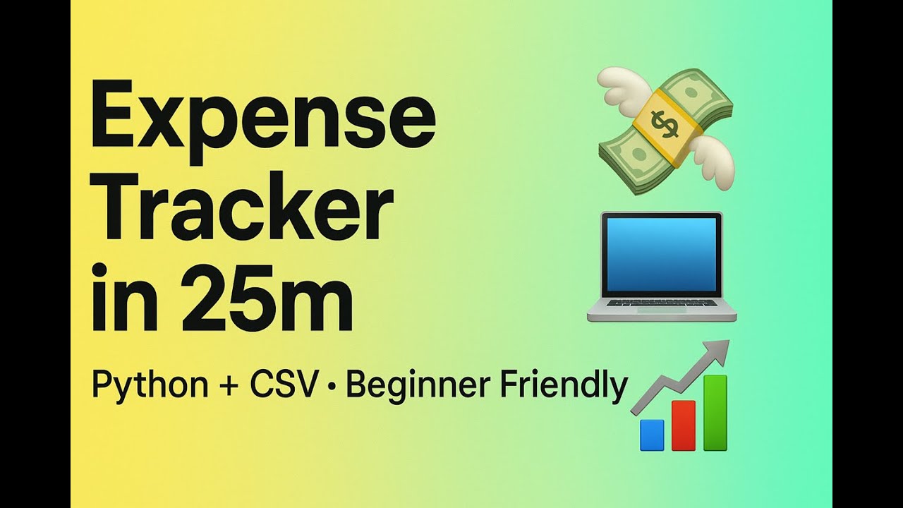 Python Mini Project: Build a Personal Expense Tracker in 25 Minutes ...