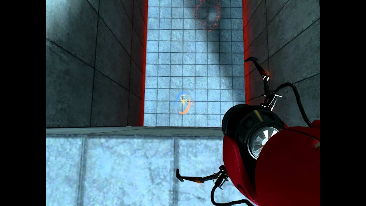 Portal 1 Test chamber 14 in 2 portals - YouTube