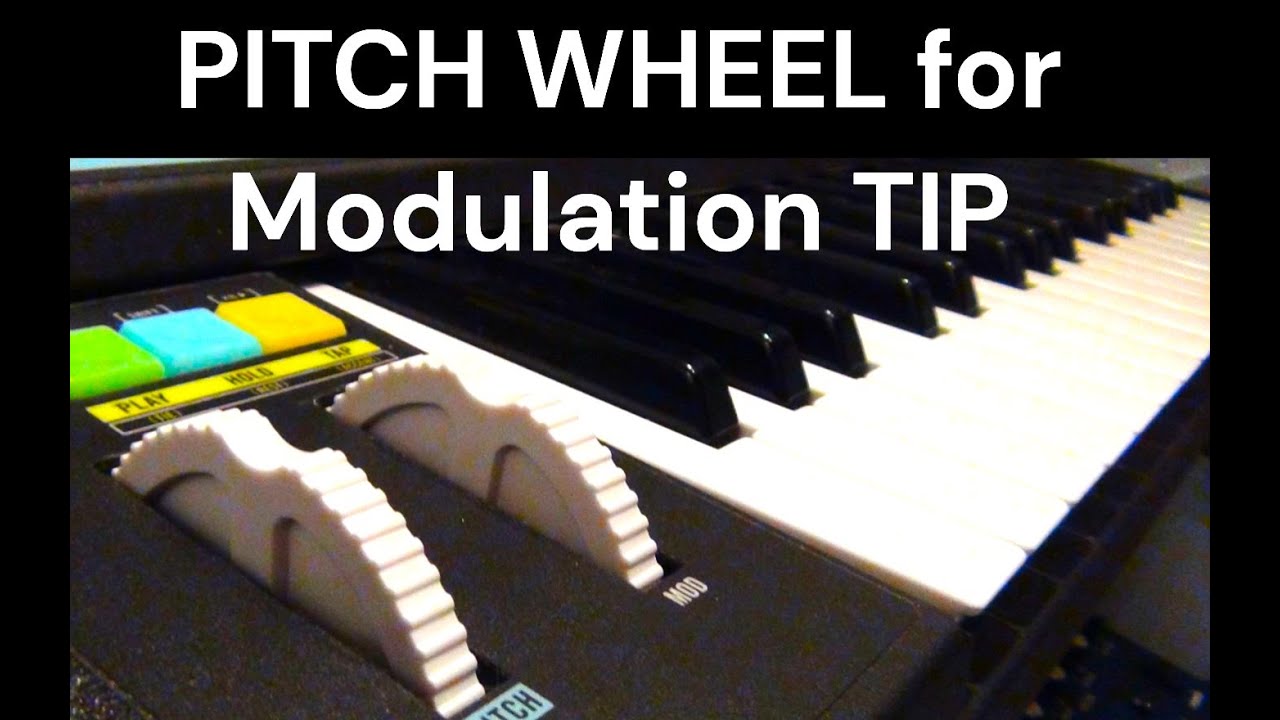 Pitch wheel tip modulation Moog Grandmother Behringer System 15 modular ...