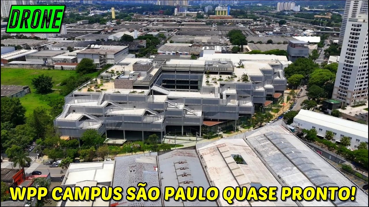 Drone na Vila Leopoldina: WPP Campus São Paulo quase pronto! - São ...
