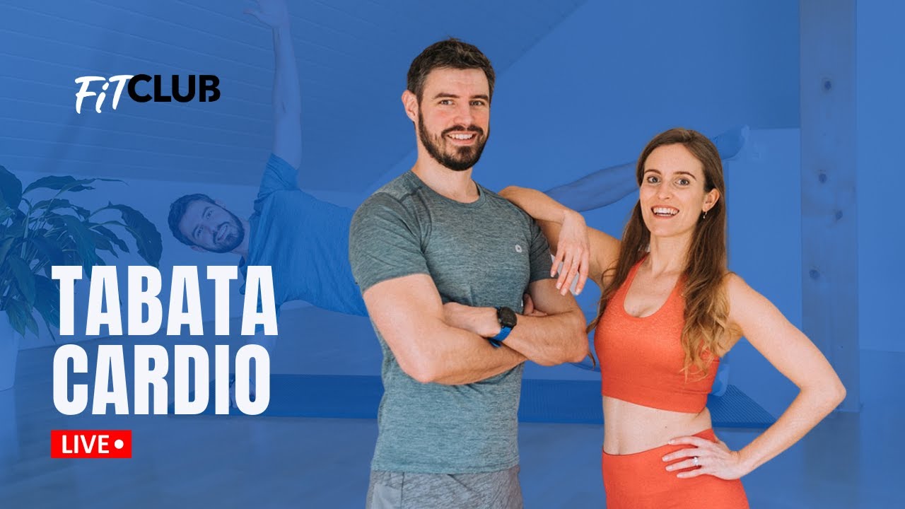 LIVE FIT CLUB - TABATA CARDIO - YouTube