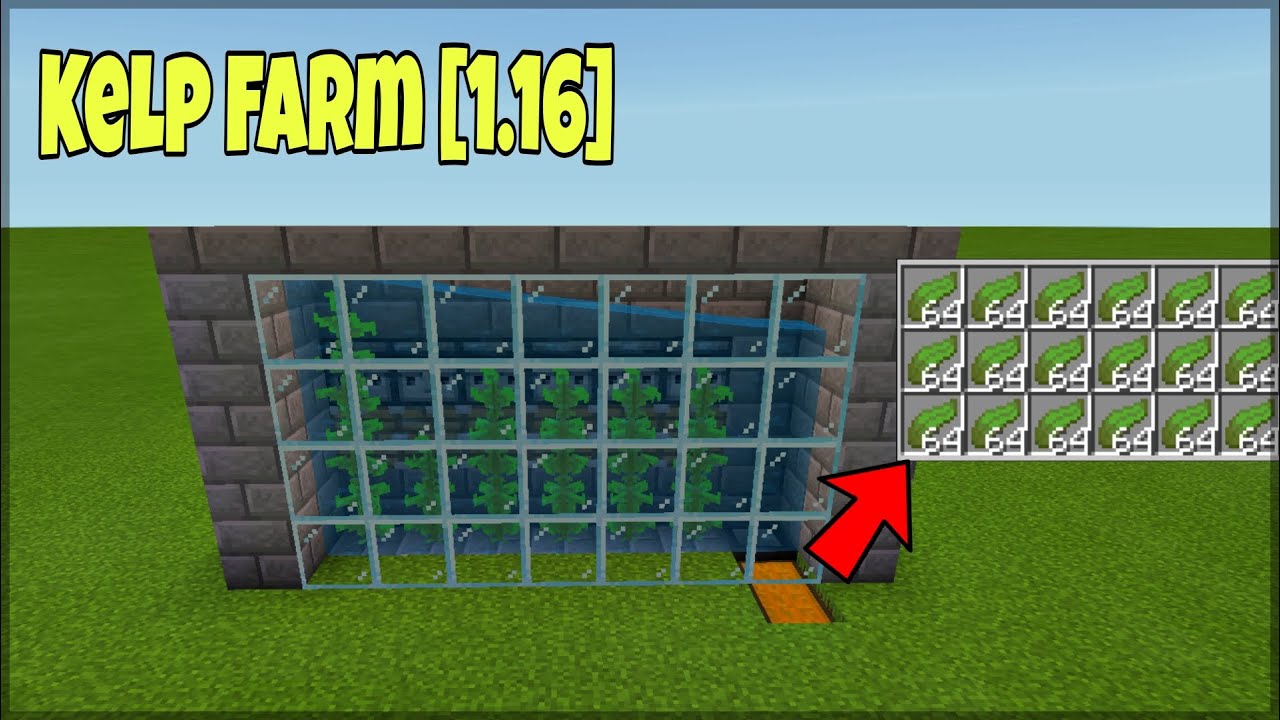 COME COSTRUIRE una FARM di ALGHE - Tutorial Minecraft ITA - YouTube