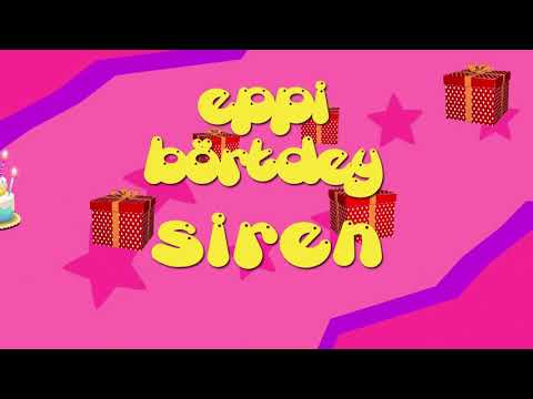 İyi ki doğdun SİREN - İsme Özel Roman Havası Doğum Günü Şarkısı (FULL VERSİYON)