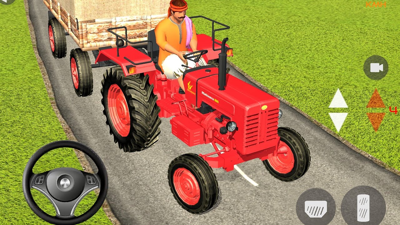 Indian Tractor Driving 3D #11 Mahindra 895 Tractor Wala Game || Tractor ...