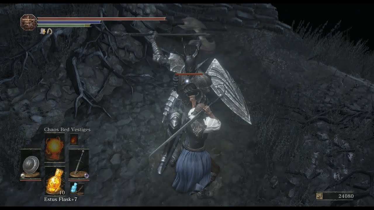 Dark Souls 3 - Dark Bastard Sword (+10) vs Silver and Black knights ...