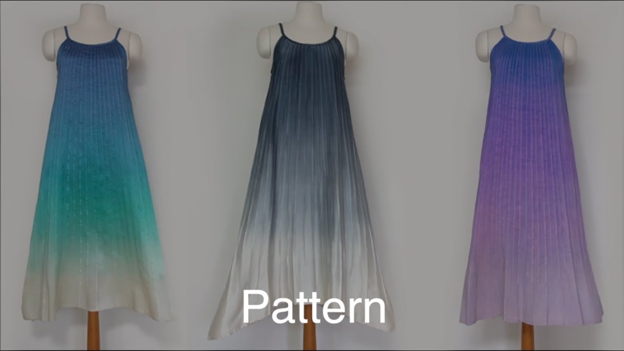 A-line 드레스 1부. Making a A-line dress1. #fashion #artwear #artfabric # ...