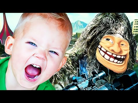 Amazing SPAWN TRAP TROLLING on Black Ops 2! - (1v1 rage)