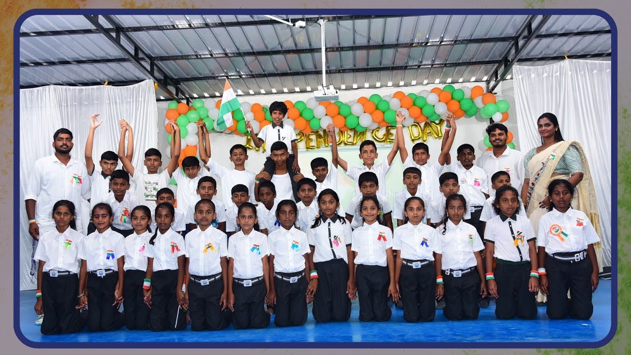 Mind-blowing Pyramid Formation by Our Students at 78th Independence day ...