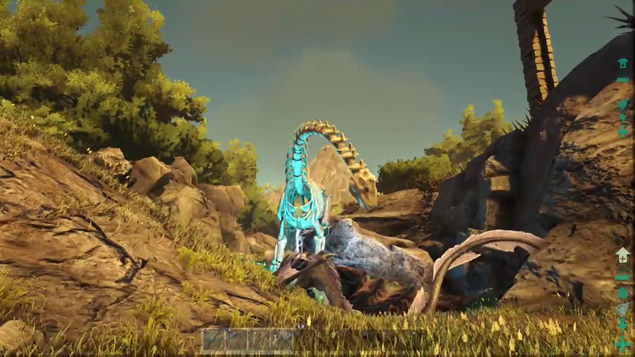 ARK: Survival Evolved (wyvern vs skeleton bronto) - YouTube
