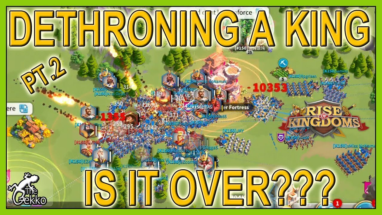DETHRONING A KING - is it THAT easy??? - Rise of Kingdoms - YouTube