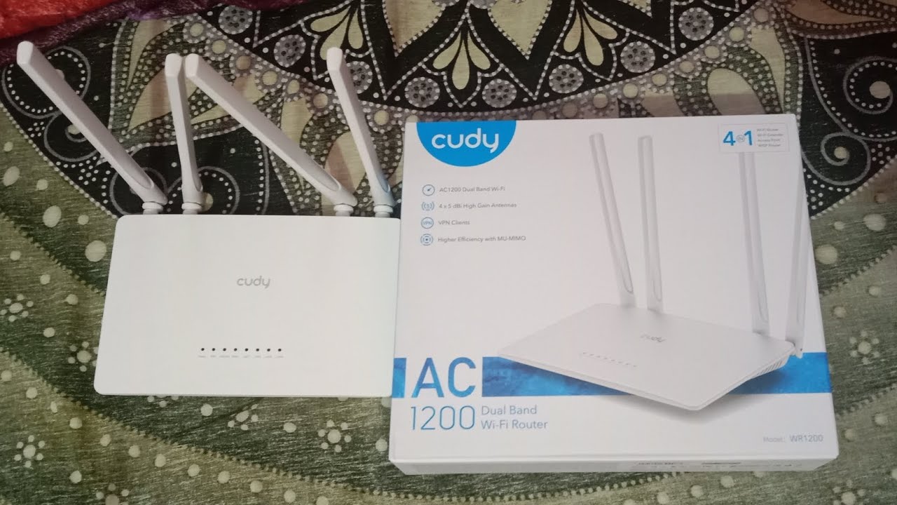 cudy Ac 1200 dual brand Router - YouTube