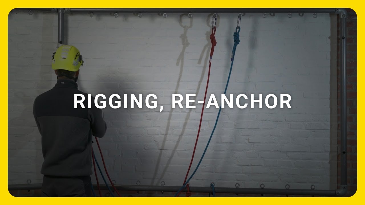 Rigging, re-anchor - Rope Access [Instructievideo] - YouTube