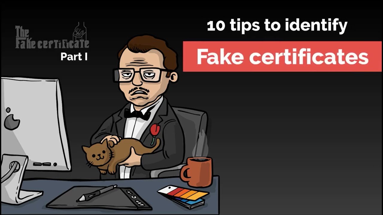 10 tips to identify counterfeit certificates - YouTube