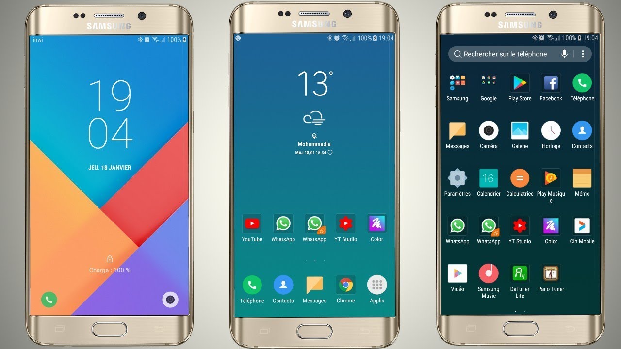 Theme miui 9 v1 in any samsung device without root - YouTube