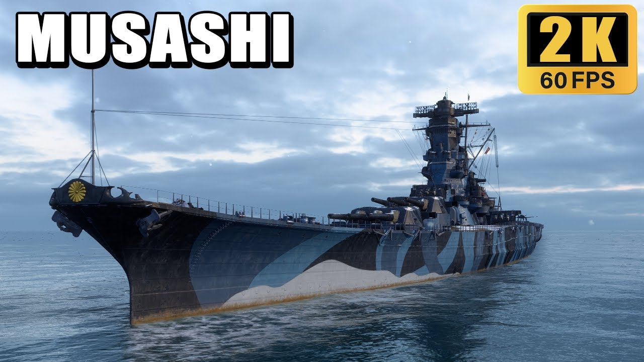 Battleships Musashi: World of broadside - YouTube