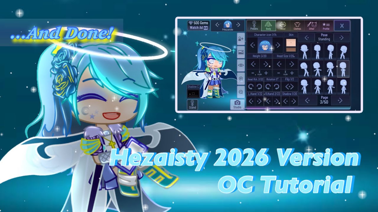 How to make Hezaisty 2026 OC // Gacha OC Tutorial 14 - YouTube