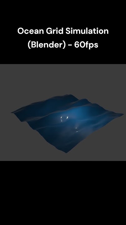 Ocean Grid Simulation using Blender (60 fps) - YouTube