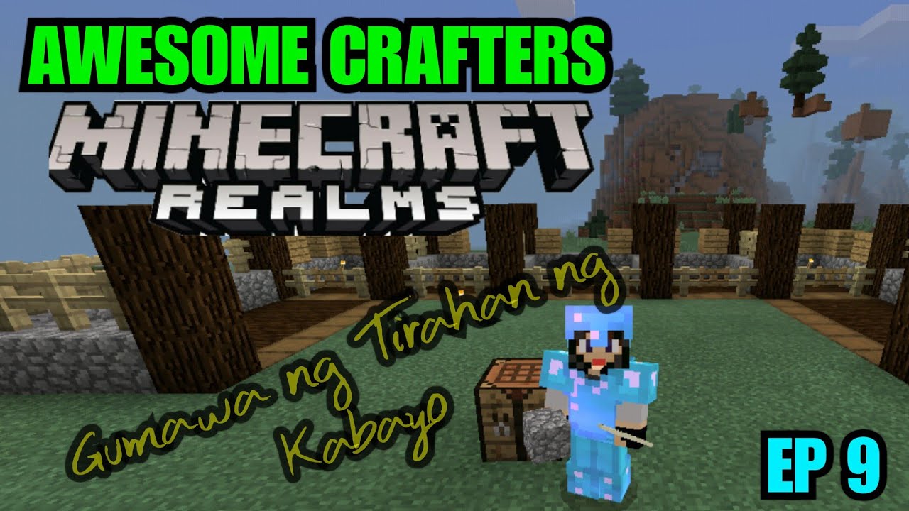 AWESOME REALMS EP 9 | Gagawa ako ng Stable (TAGALOG) - YouTube