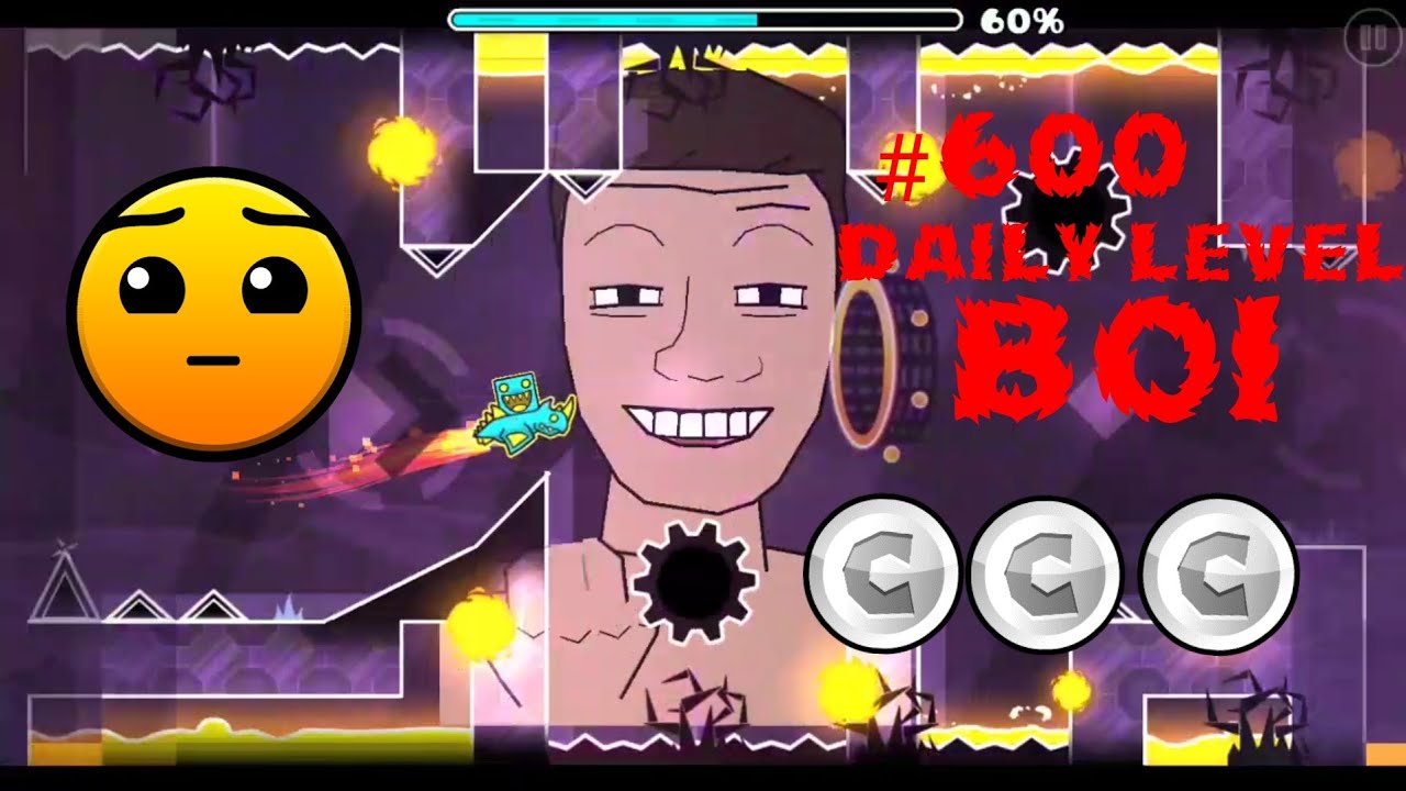 DAILY LEVEL #600 Geometry Dash 2.11 el nivel BOI - YouTube