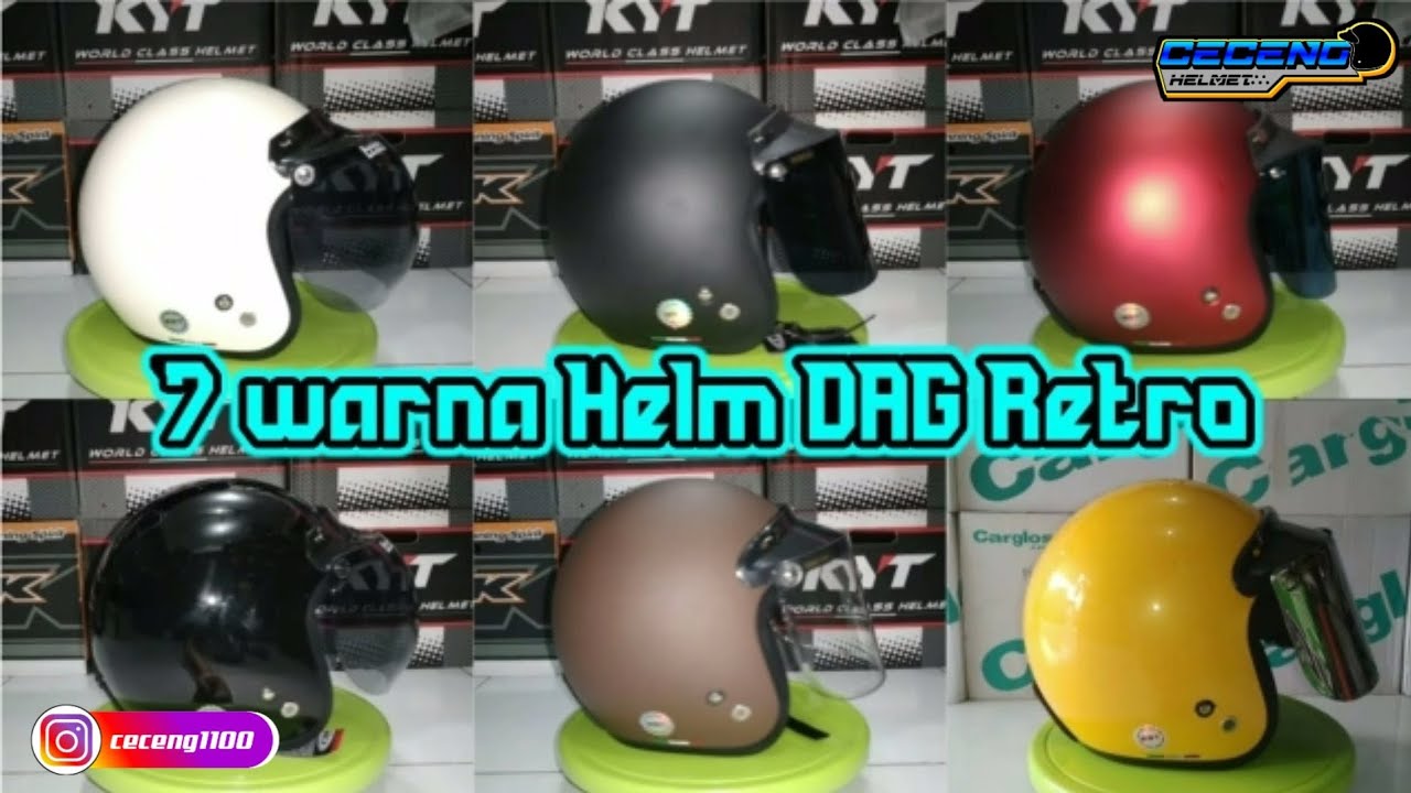 Rekomendasi warna Helm bogo DAG solid yang bisa di pilih ...