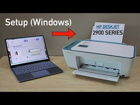 HP DeskJet 2900 Setup Windows Laptop / PCs - Wireless Setup for Printing & Scanning.