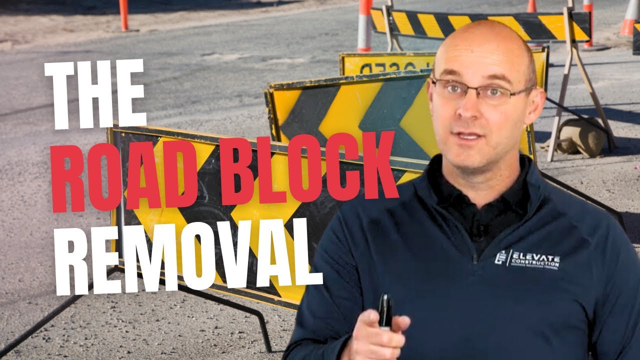 The Road Block Removal in Construction - YouTube