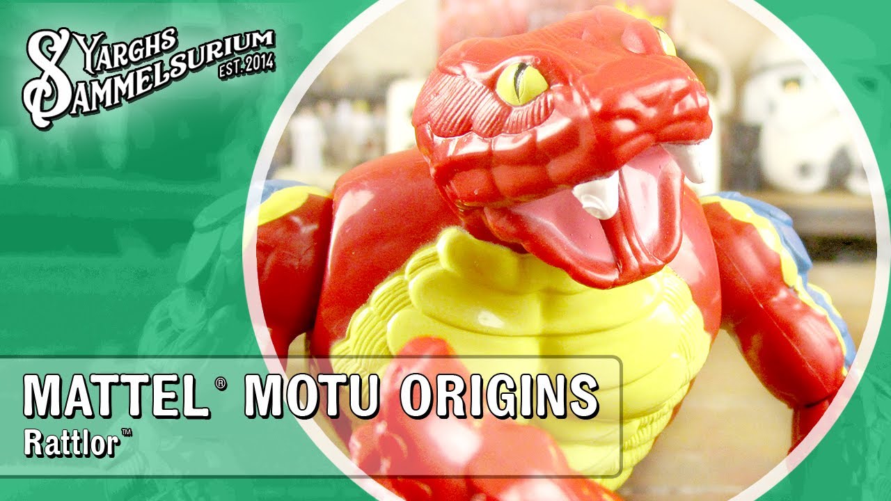 🐍 MATTEL MotU Origins - Rattlor - Masters of the Universe - Review ...