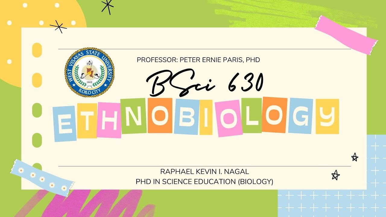 Ethnobiology Concepts - YouTube